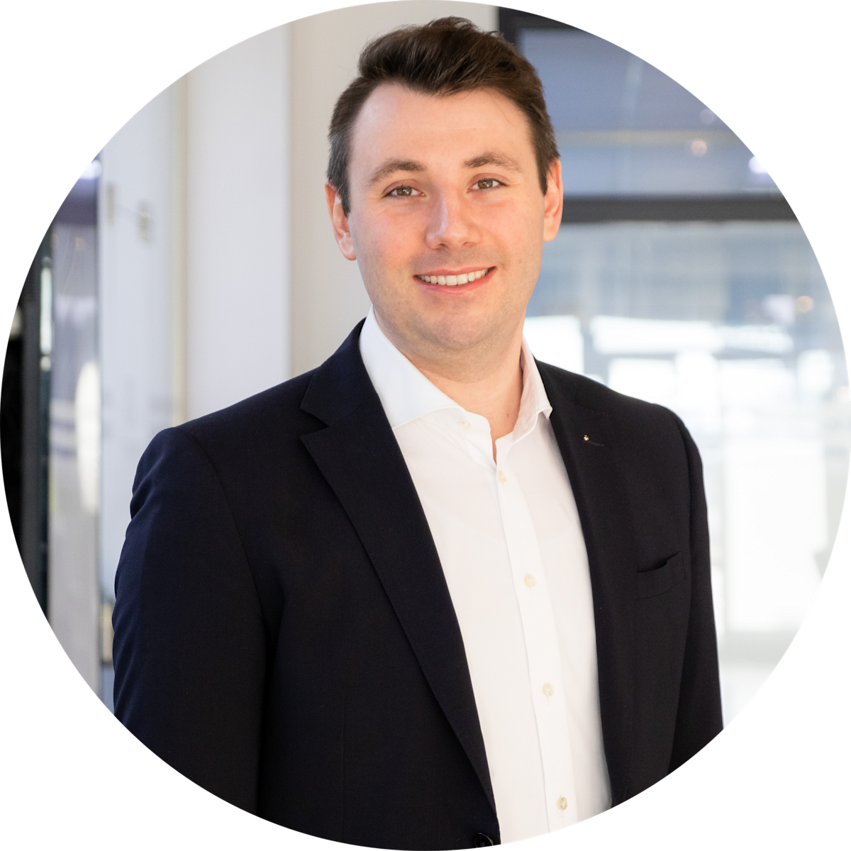 Porträt von Christopher Bick - Tagesspiegel Background