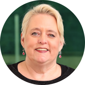 Porträt von Christine Stegling - Tagesspiegel Background