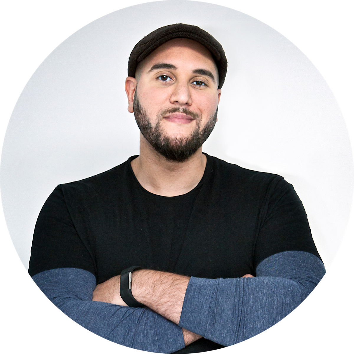 Porträt von Samir El-Alami - Tagesspiegel Background