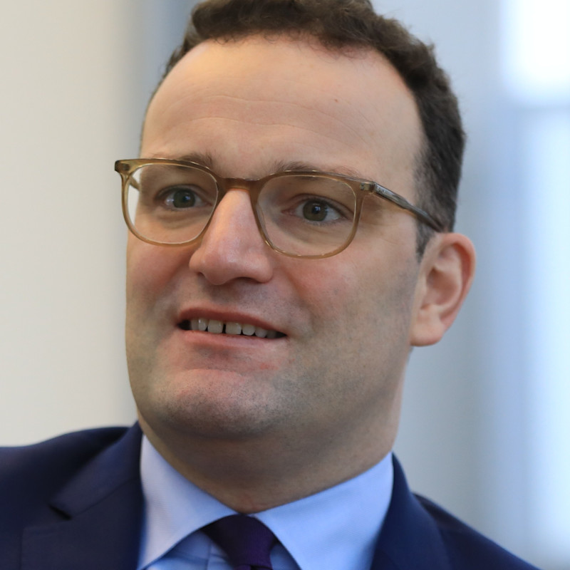 Porträt von Jens Spahn - Tagesspiegel Background