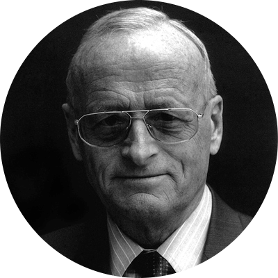 Porträt von Carl Hahn - Tagesspiegel Background