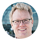 Porträt von Dirk Flege - Tagesspiegel Background