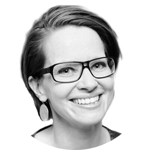 Porträt von Annika Busse - Tagesspiegel Background