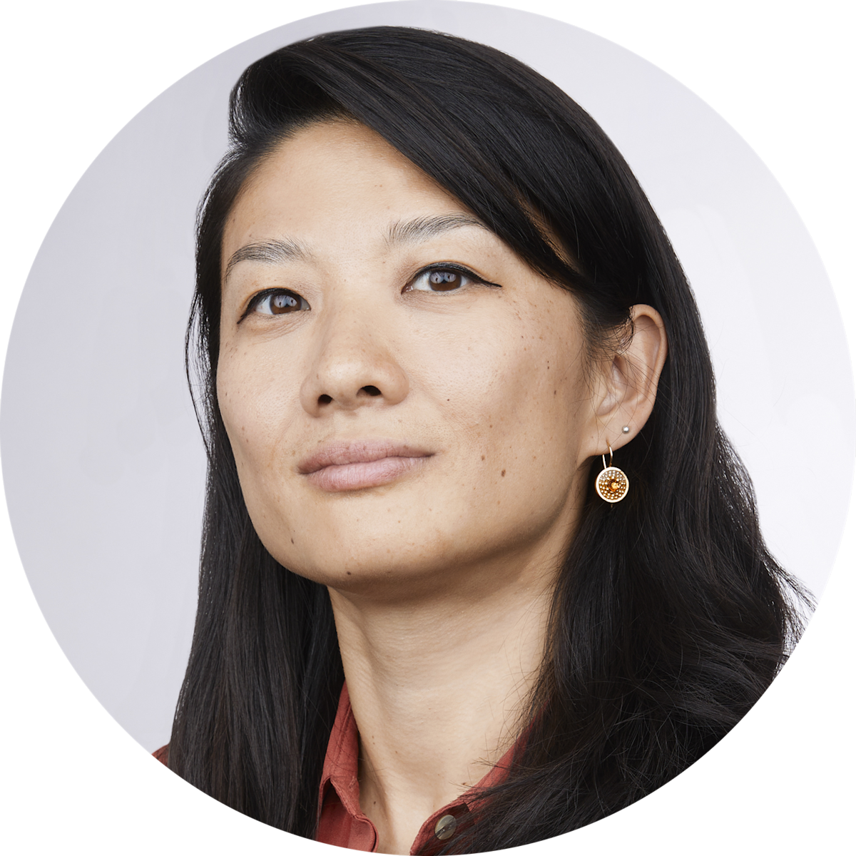 Porträt von Christine Wang - Tagesspiegel Background