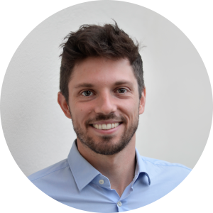 Porträt von Dustin Heinrich - Tagesspiegel Background