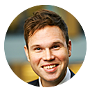 Porträt von Richard Goebelt - Tagesspiegel Background