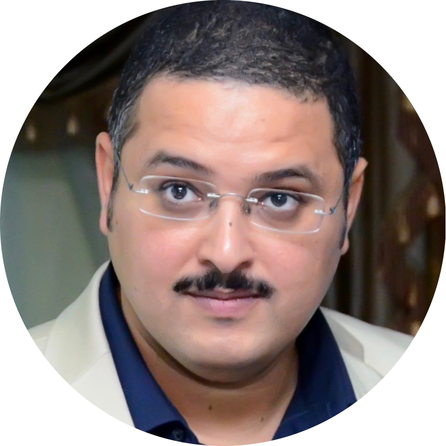 Porträt von Ahmed Abd El Wahed - Tagesspiegel Background