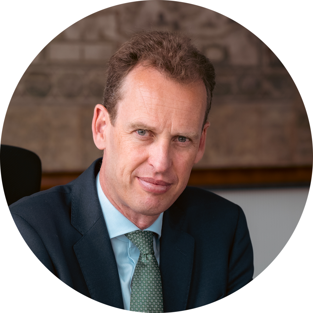 Porträt von Frank Elderson - Tagesspiegel Background