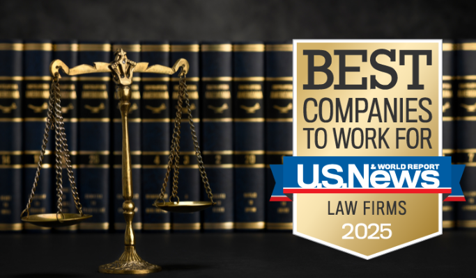 2025 Best Law Firm to Work For – U.S. News & World Report