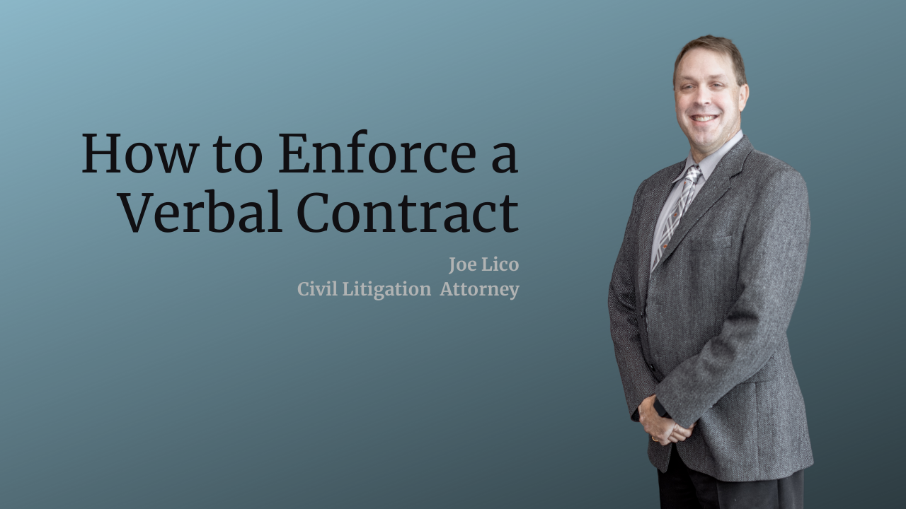 Enforcing Verbal Contracts in Colorado