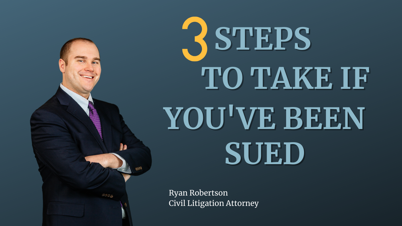 3 Steps to Take if You've Been Sued in Colorado