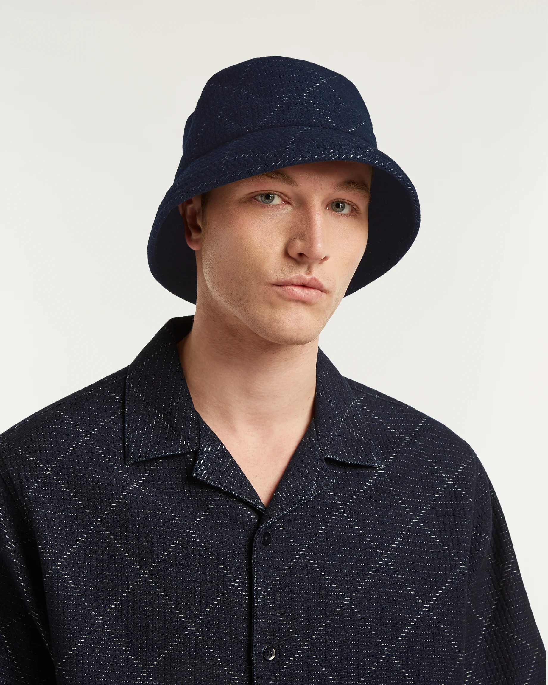 JACQUARD BUCKET HAT - DENHAM