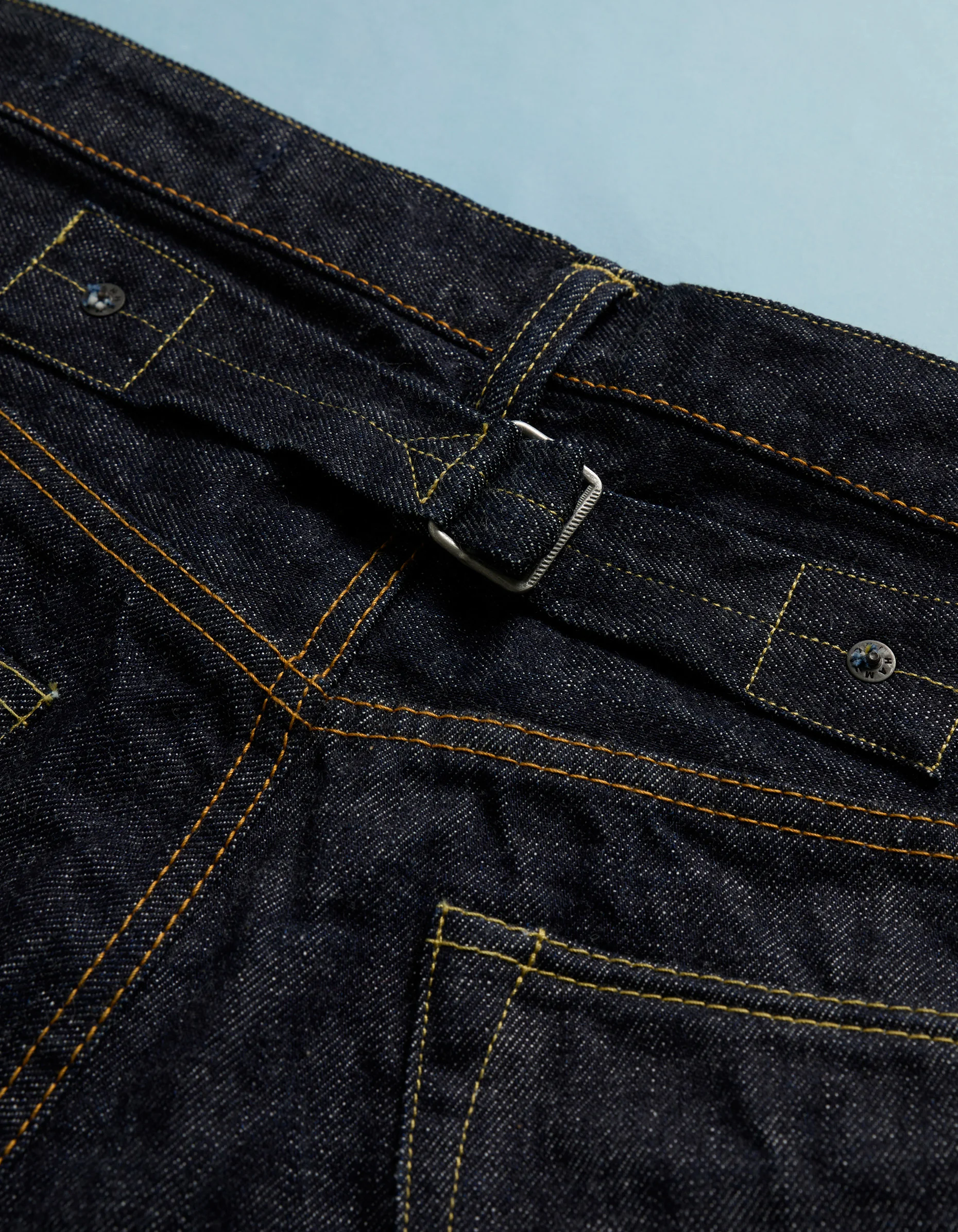 OLDTIMER MIJ Rigid Selvedge Indigo - DENHAM