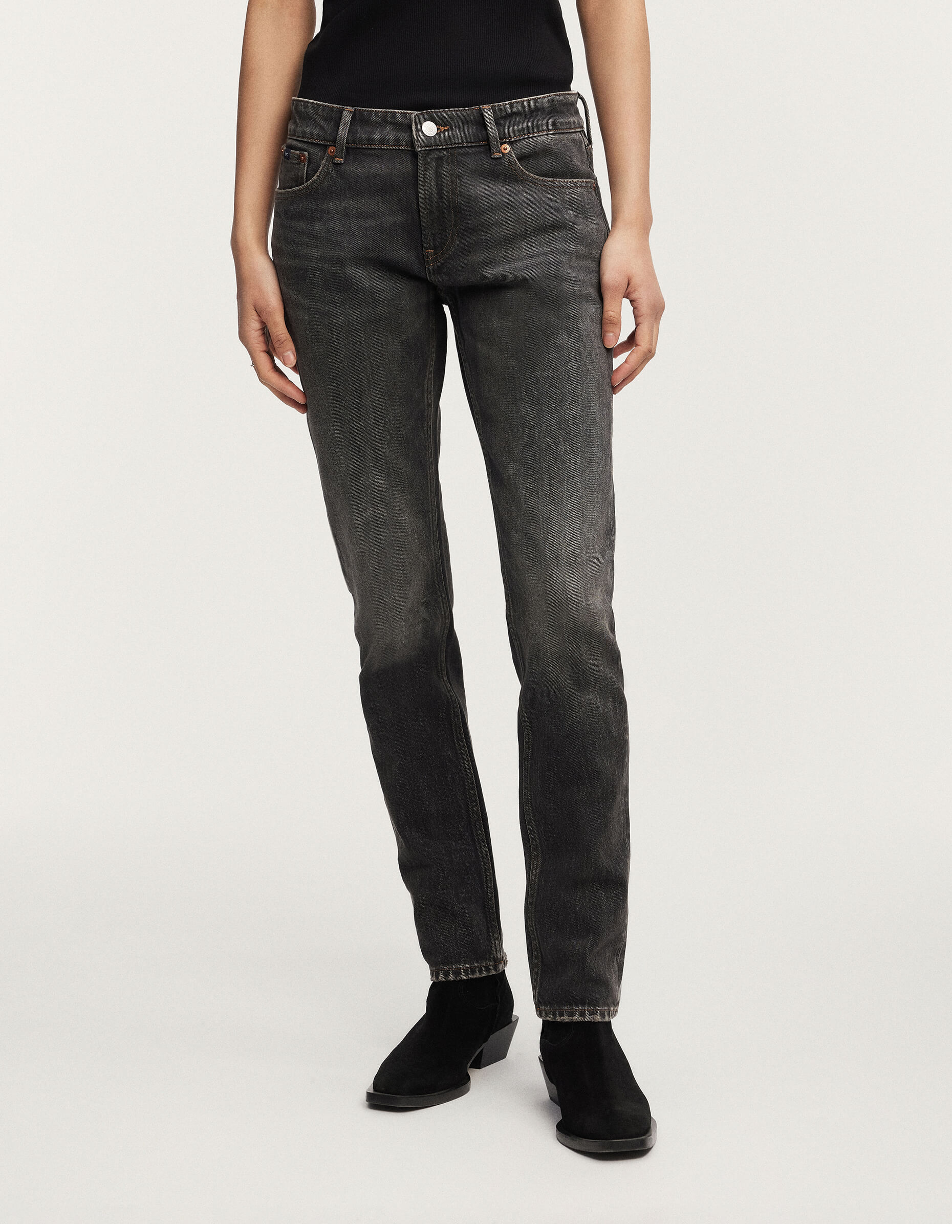 YURI Comfort Washed Grey Black - DENHAM