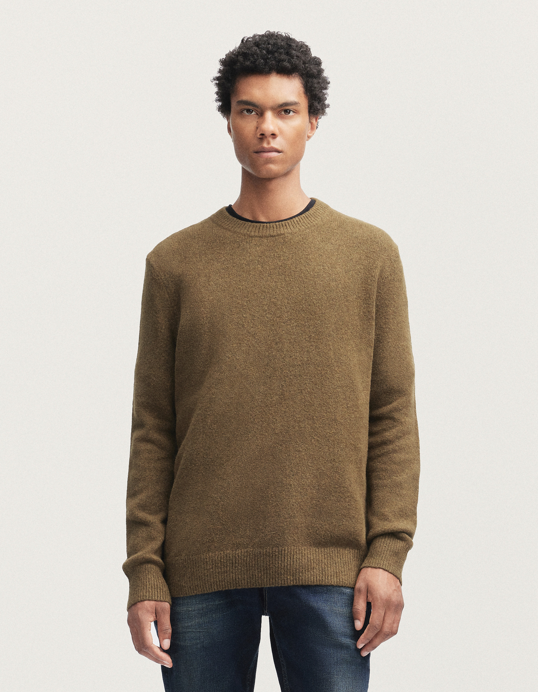 DENHAM CREW KNIT Heavy Cosy Cotton - DENHAM