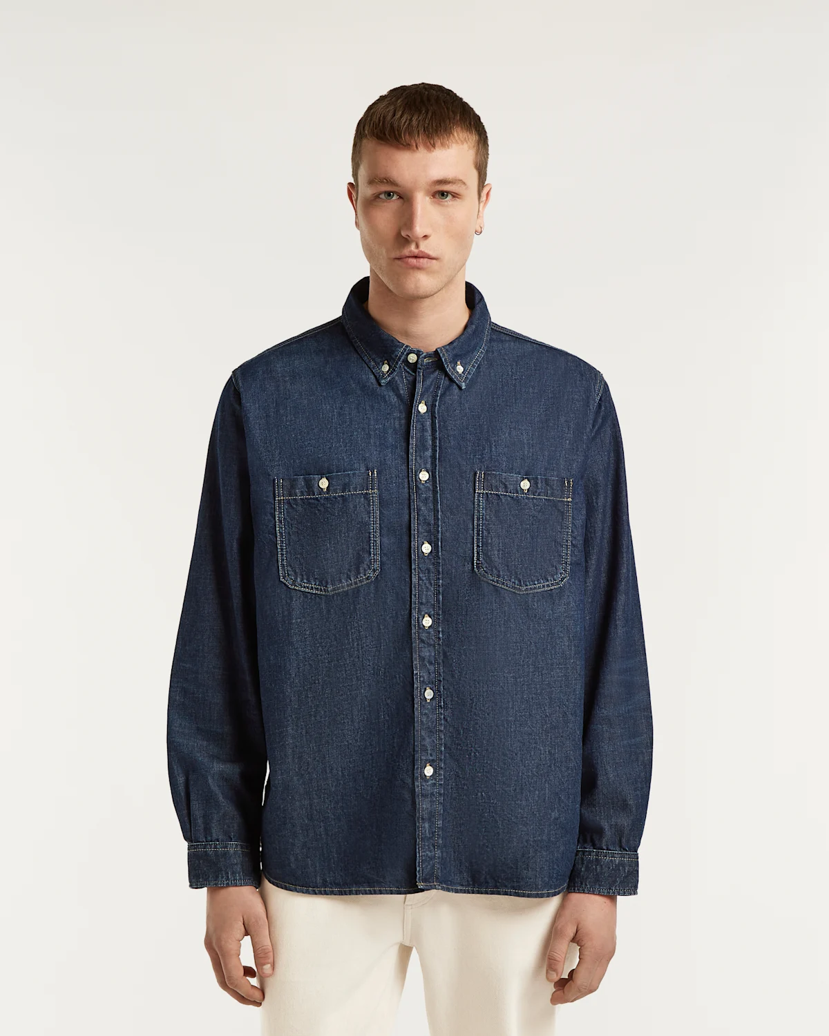BEN SHIRT Vintage Dark Rinse - DENHAM