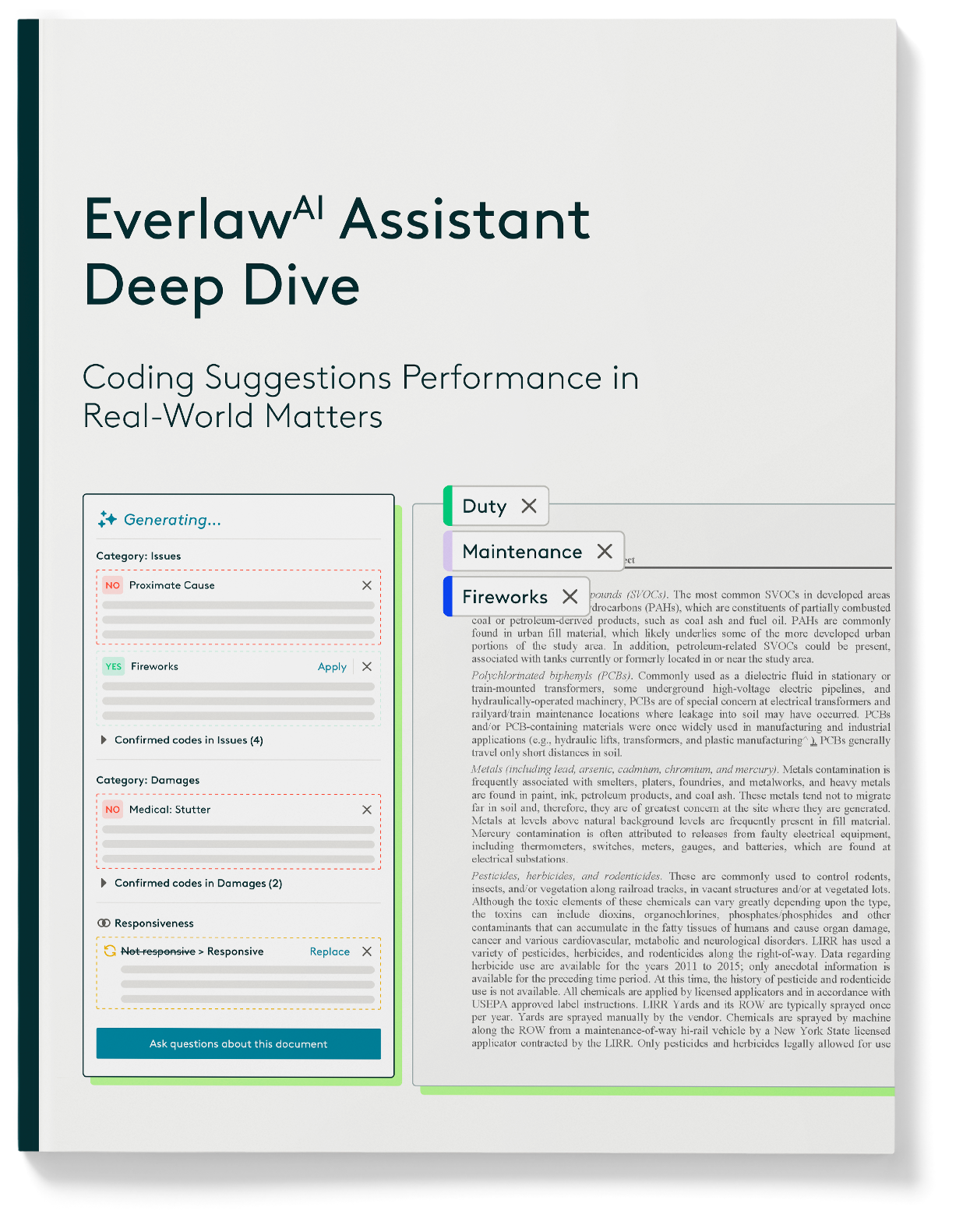 EverlawAI Assistant Deep Dive: Coding Suggestions Performance on Real ...