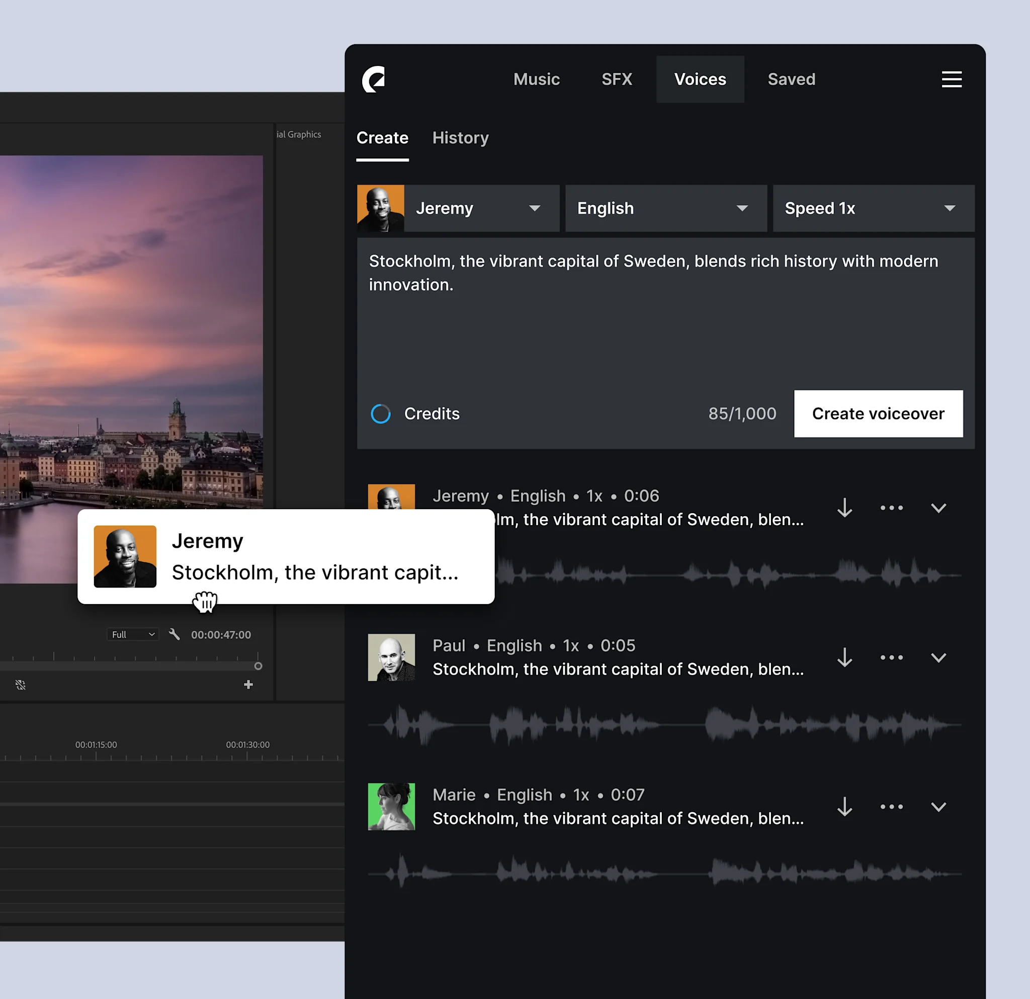 Adobe Plugin | Premiere Pro, Audition & more | Epidemic Sound