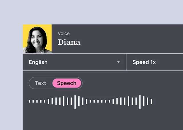 Speech-to-Voice Generator: Tailor your voiceovers | Epidemic Sound