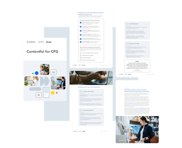 CPG Guide to Composable Content | Contentful