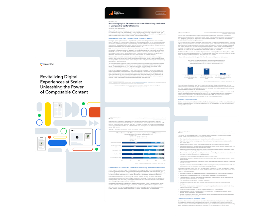 Revitalizing digital experiences at scale | Contentful