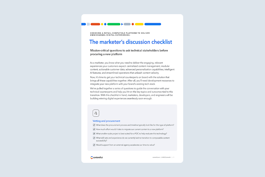 Composable content strategies for digital teams | Contentful