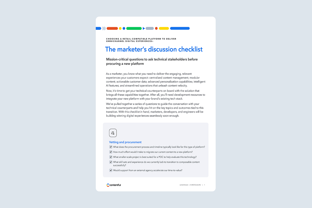 Composable content strategies for digital teams | Contentful