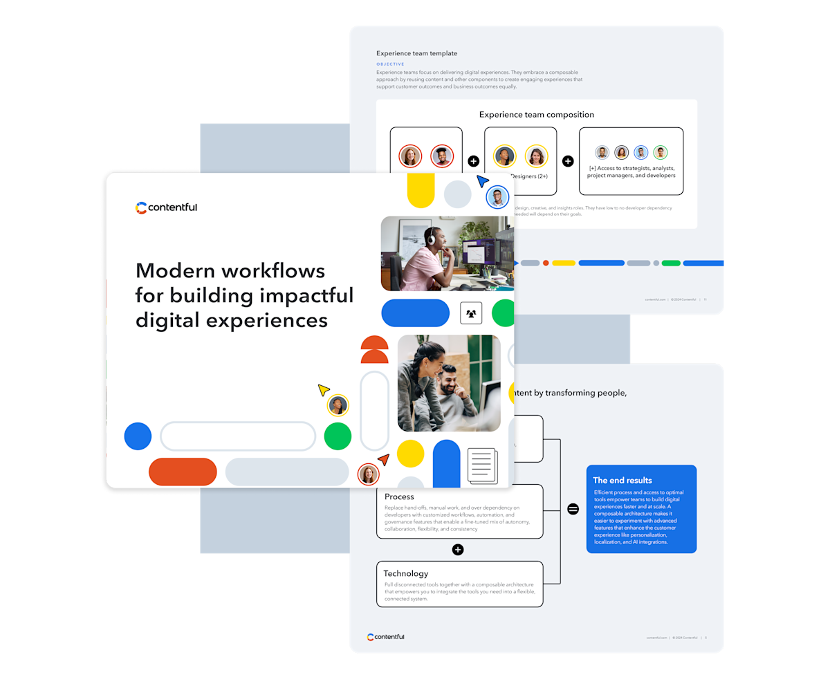 Modern workflows for building impactful digital experiences | Contentful
