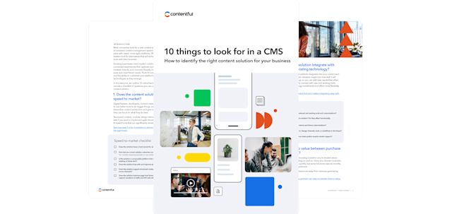 The future-ready alternative to Sitecore | Contentful