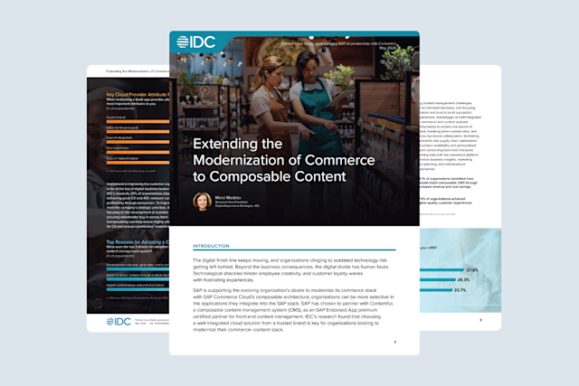 SAP Commerce Cloud & Contentful | Contentful