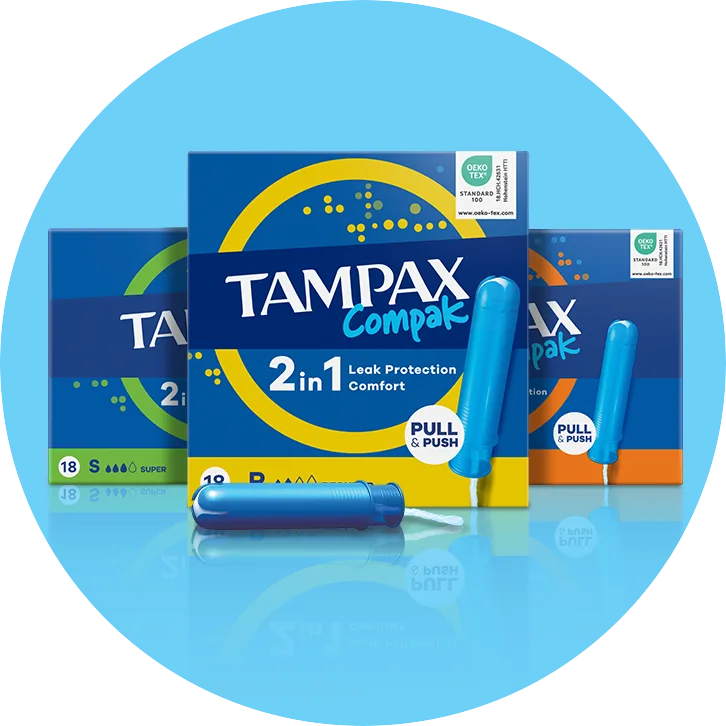 Tampax Compak Tampons with Applicator