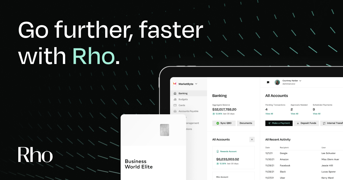 Rho | Business finances made frictionless.