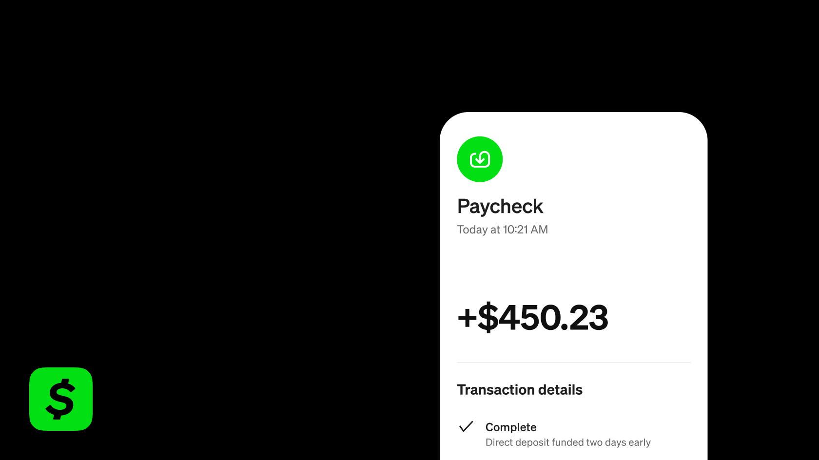 Set Up Direct Deposit & Get Paid Early | Cash App