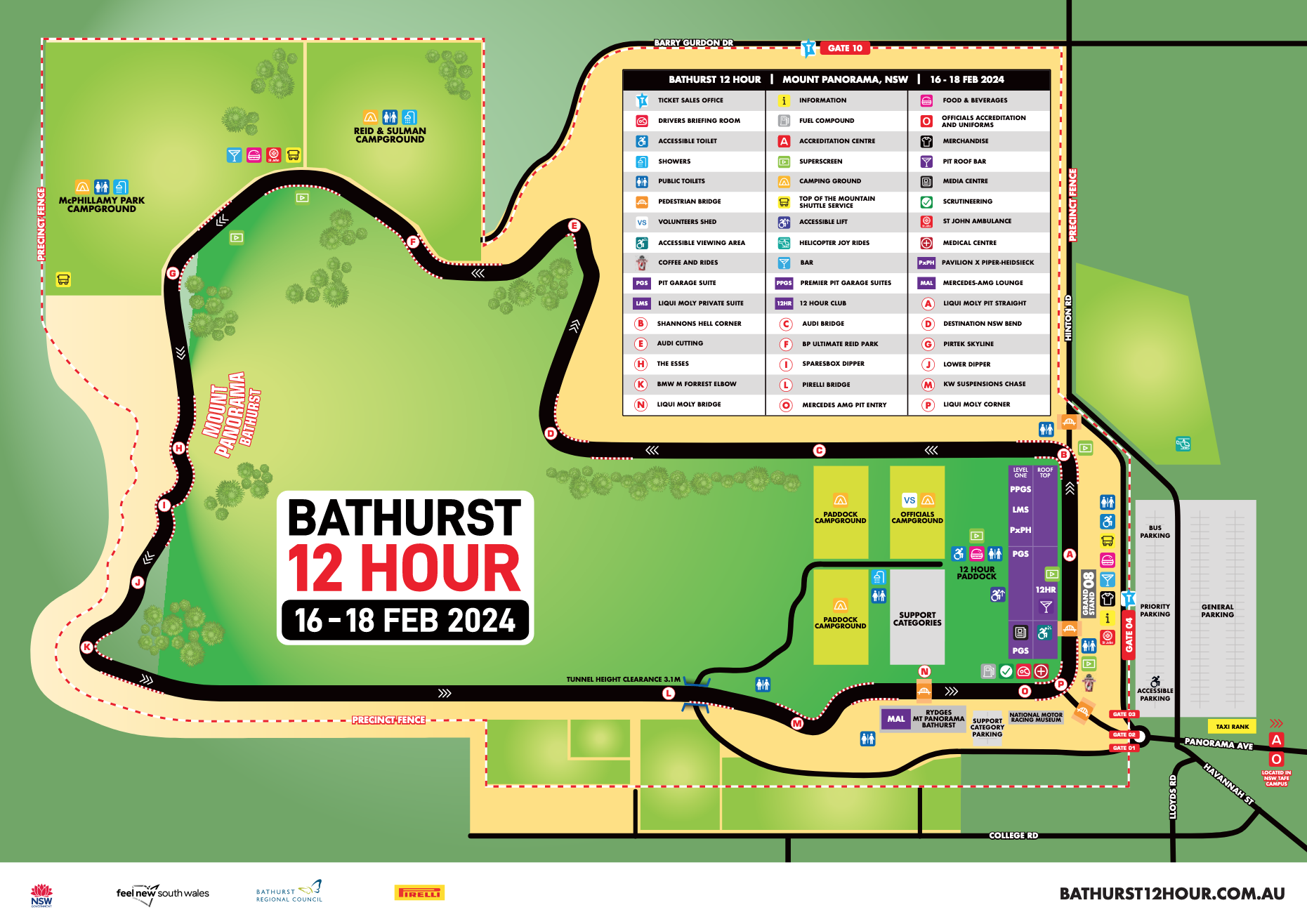 2024 Bathurst 12 Hour | Getting Around | Bathurst 12 Hour
