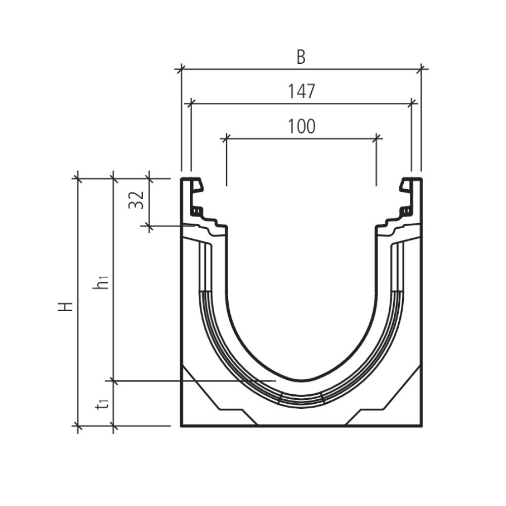 ACO Swissdrain Rinnen SD 100 | CREABETON BAUSTOFF AG