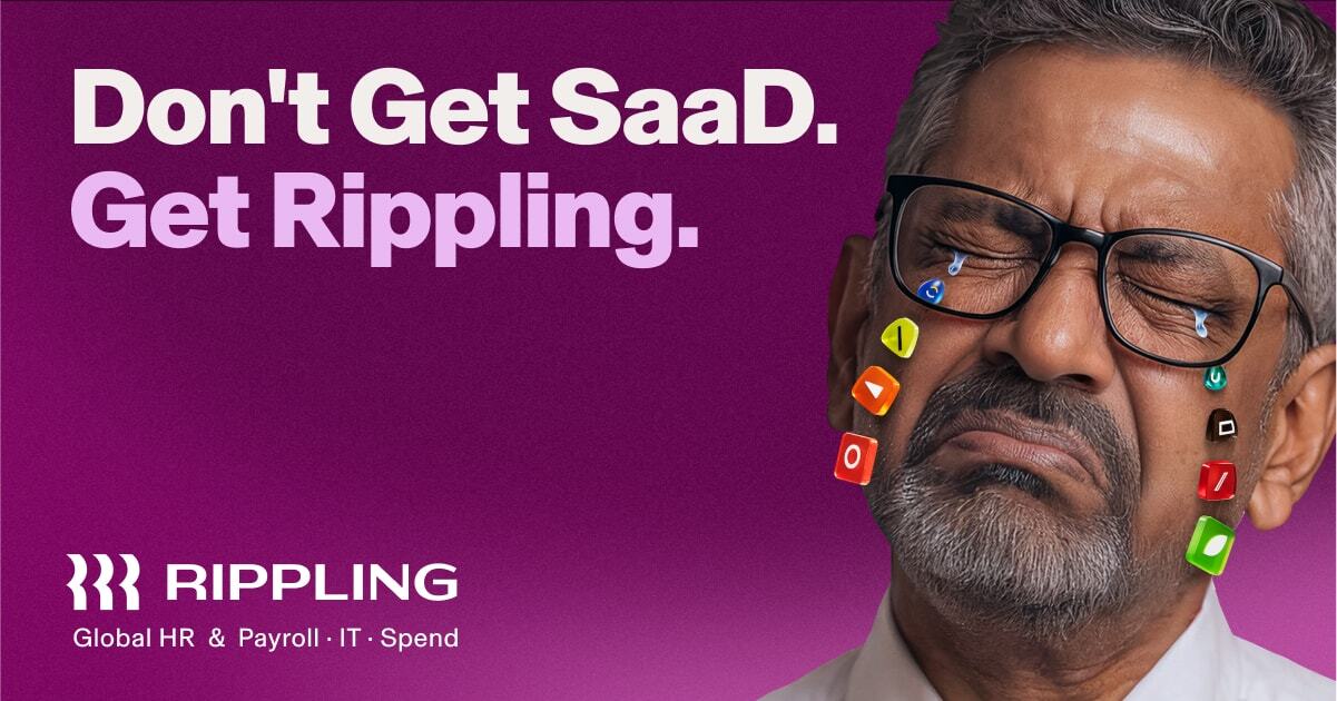 Software as a Disservice? That’s SaaD. | Rippling