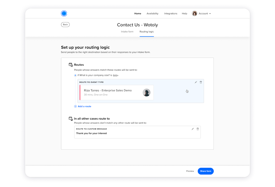 Calendly forms: Screen and qualify people before they book with you ...