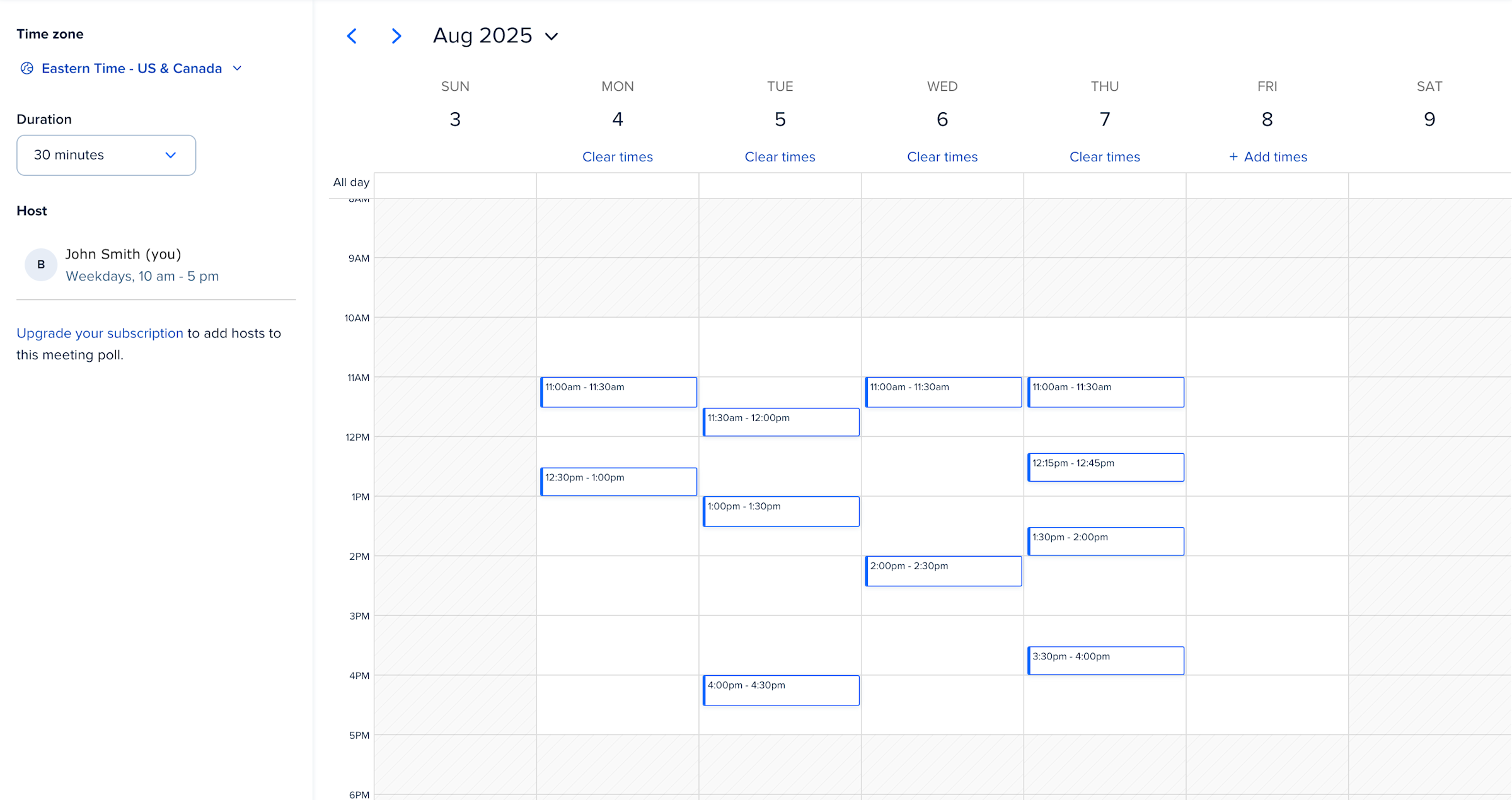 Meeting Polls: The easiest way for everyone to find time together ...