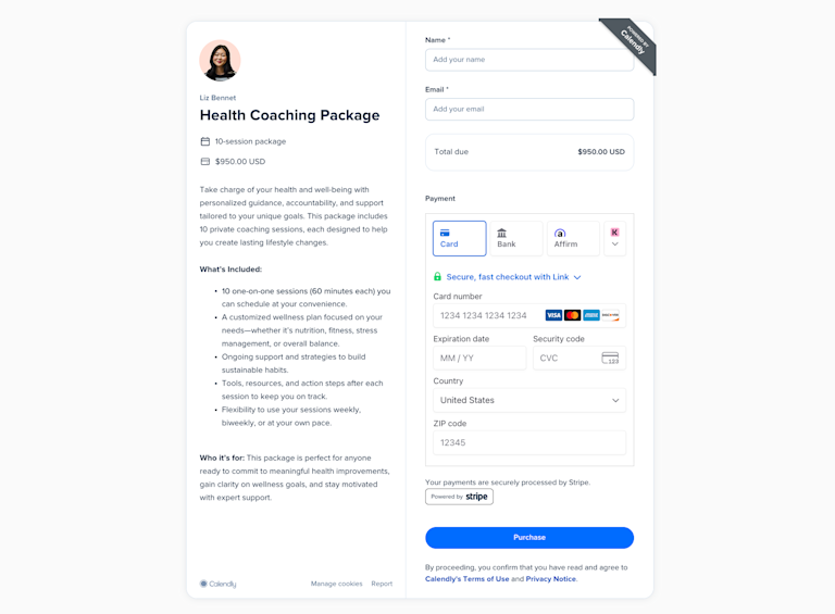 How to get paid with Calendly + Stripe | Calendly