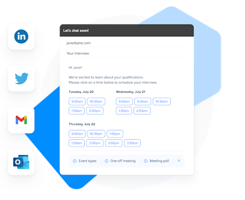 10 interview invitation email templates (+ pro tips) | Calendly