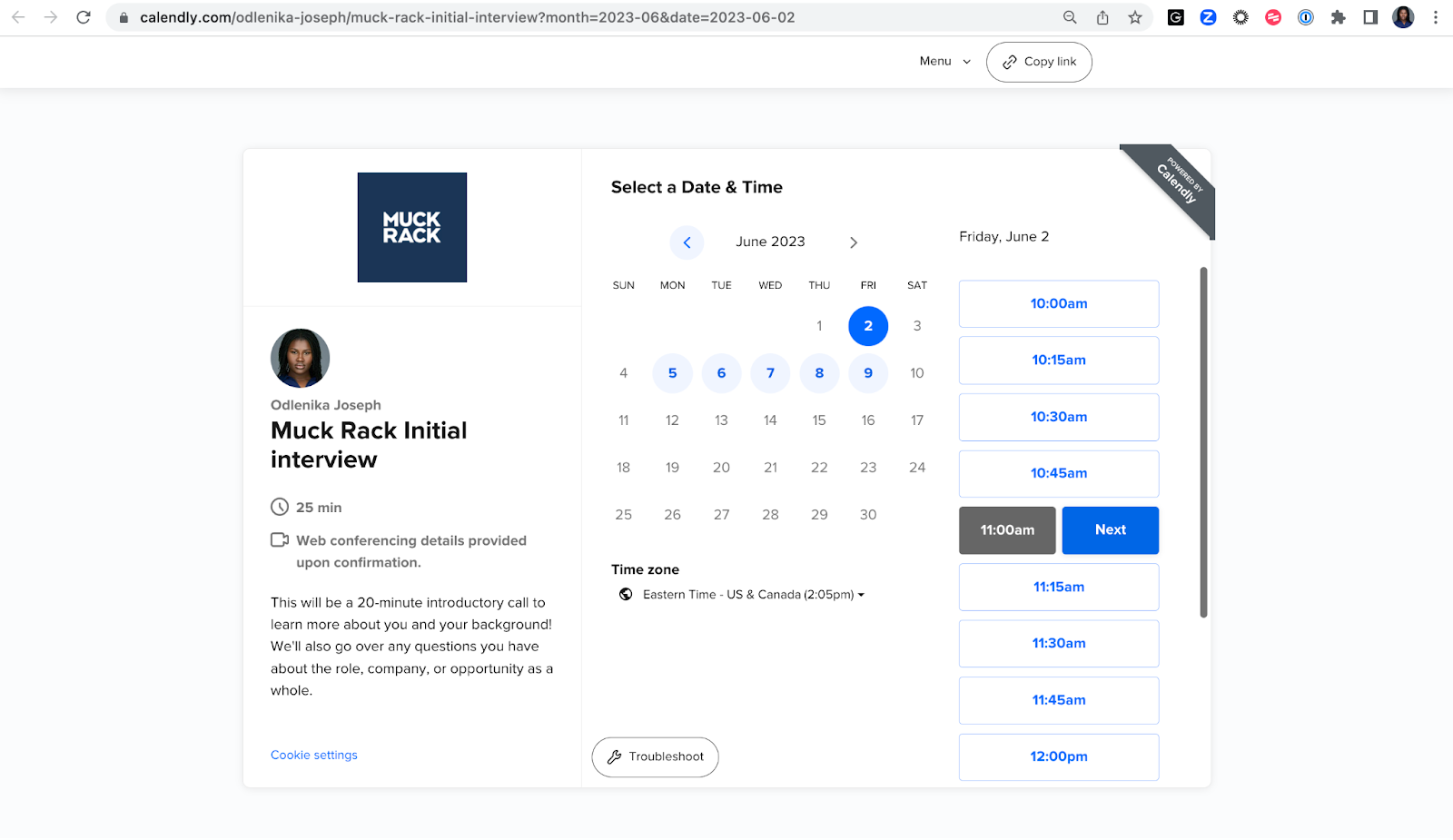10 interview invitation email templates (+ pro tips) | Calendly