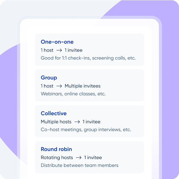 Customizable Meeting & Event Templates | Calendly