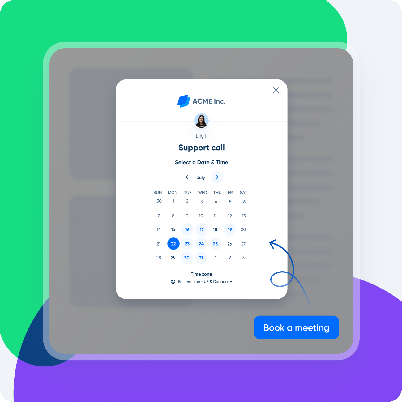 Embedded Scheduling Page | Calendly
