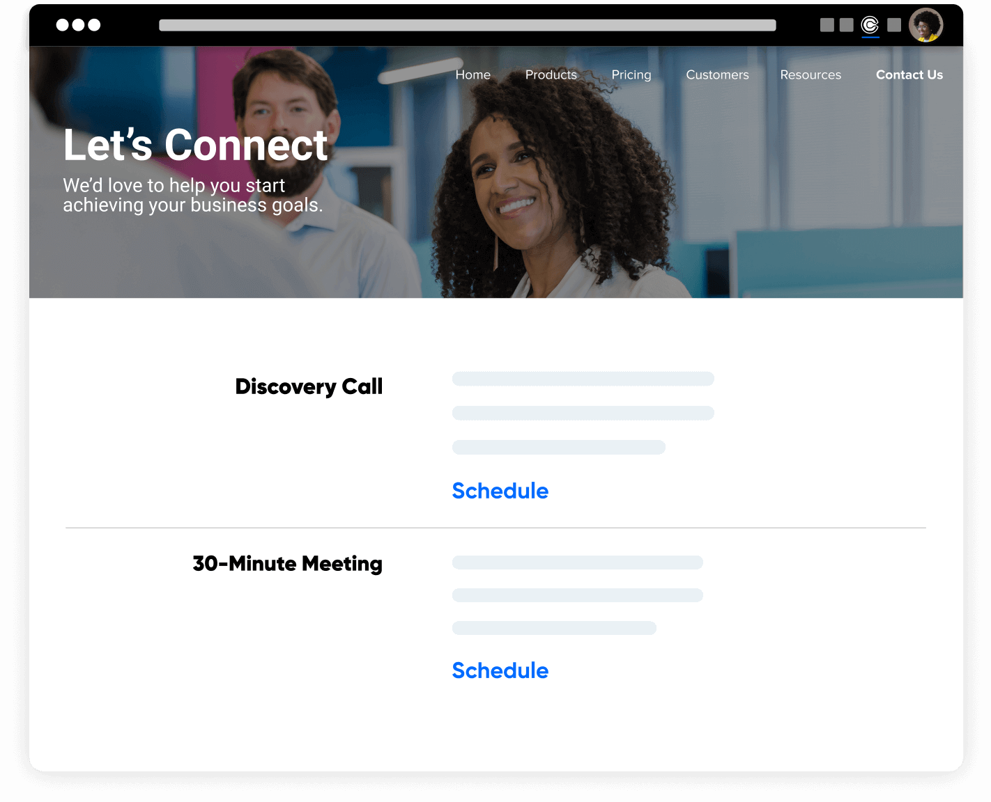 Embedded Scheduling Page | Calendly