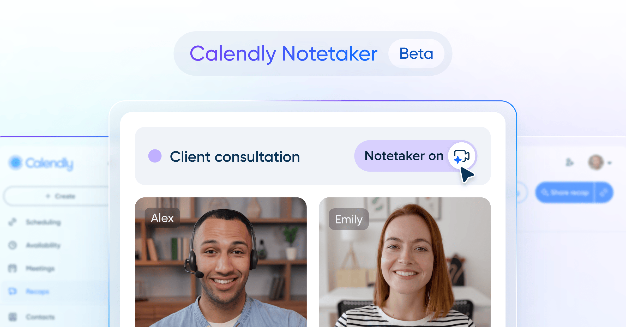 Calendly Notetaker | AI Meeting Assistant & Recaps | Calendly