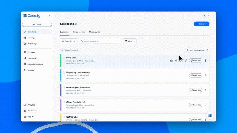 How to share your Calendly scheduling link | Calendly