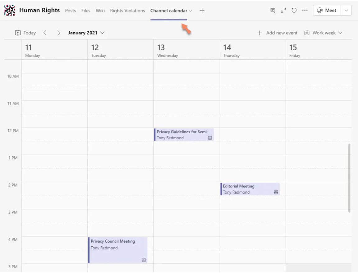 How to create shared calendars in Microsoft Teams | Calendly