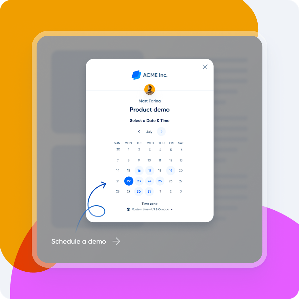 Embedded Scheduling Page | Calendly