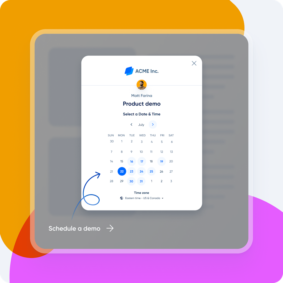 Embedded Scheduling Page | Calendly