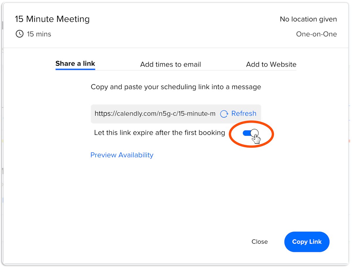 How to send a Calendar invite | Calendly